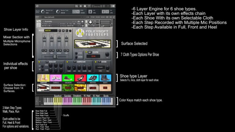 Foleysoft Footsteps SONIC BOOM BAP